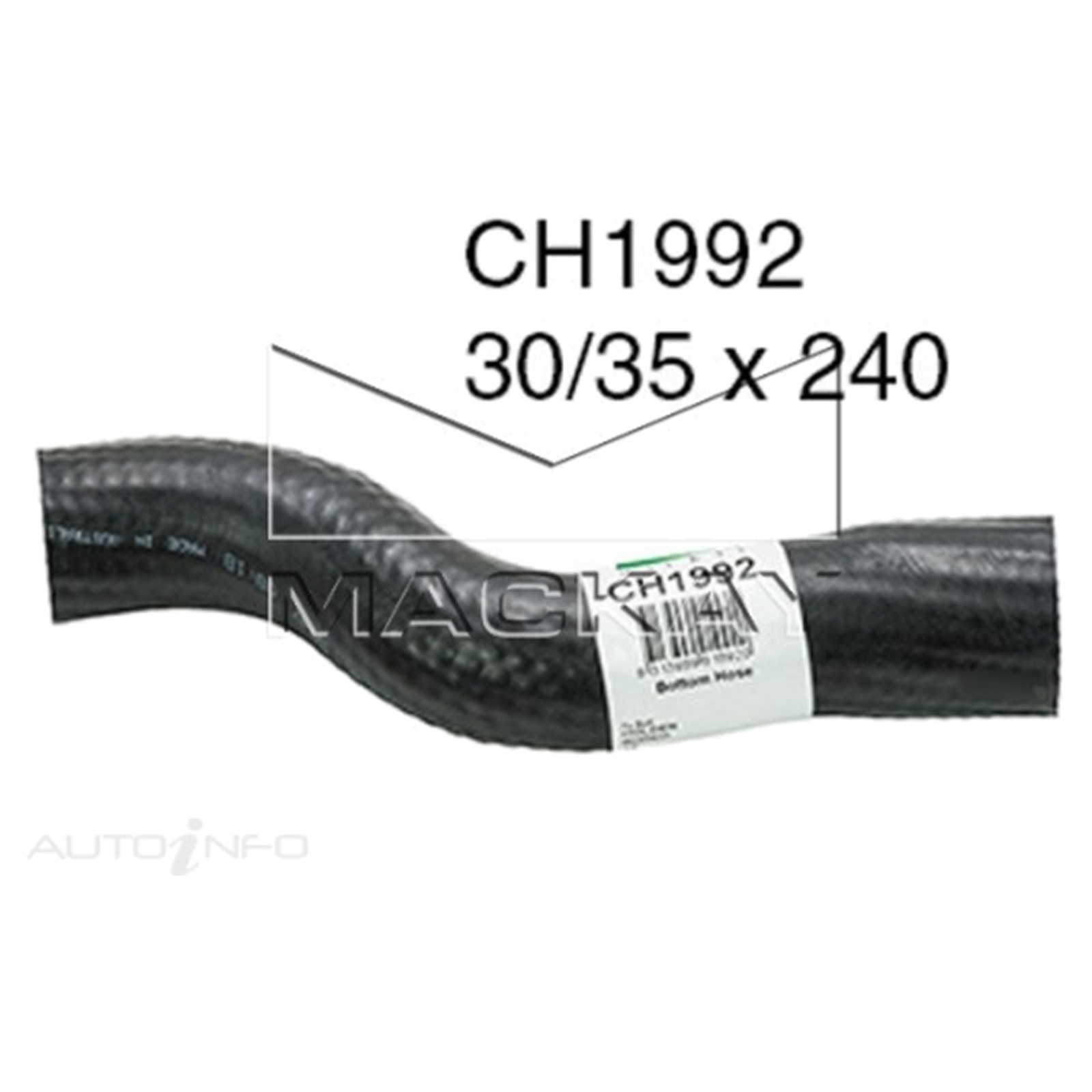 Lower Radiator Hose for Holden Rodeo TFR17 TFR54 TFR55 TFS17 TFS54 ...